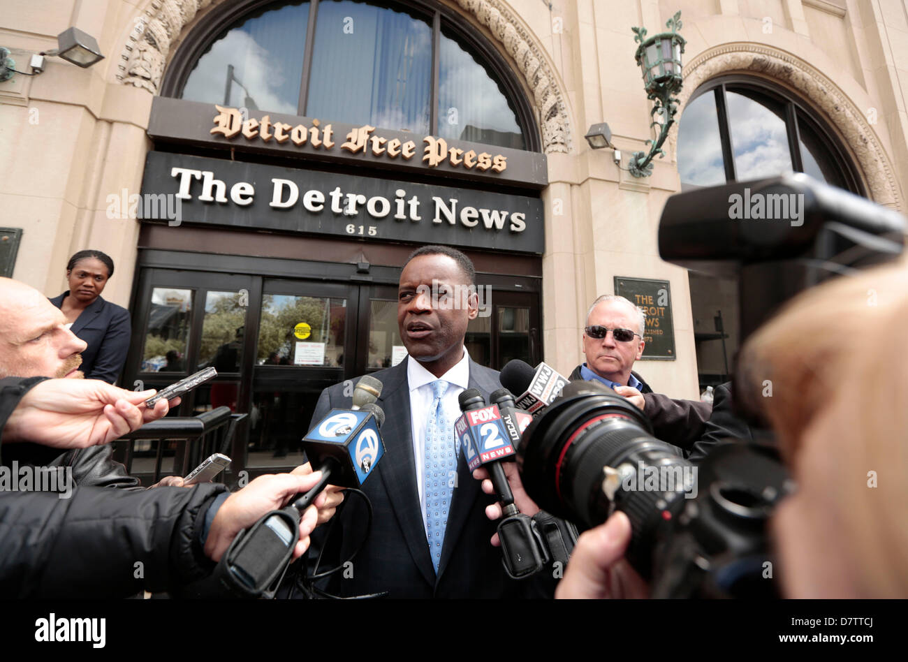Detroit, Michigan, U.S. May 13, 2013. City of Detroit Emergency Manager ...