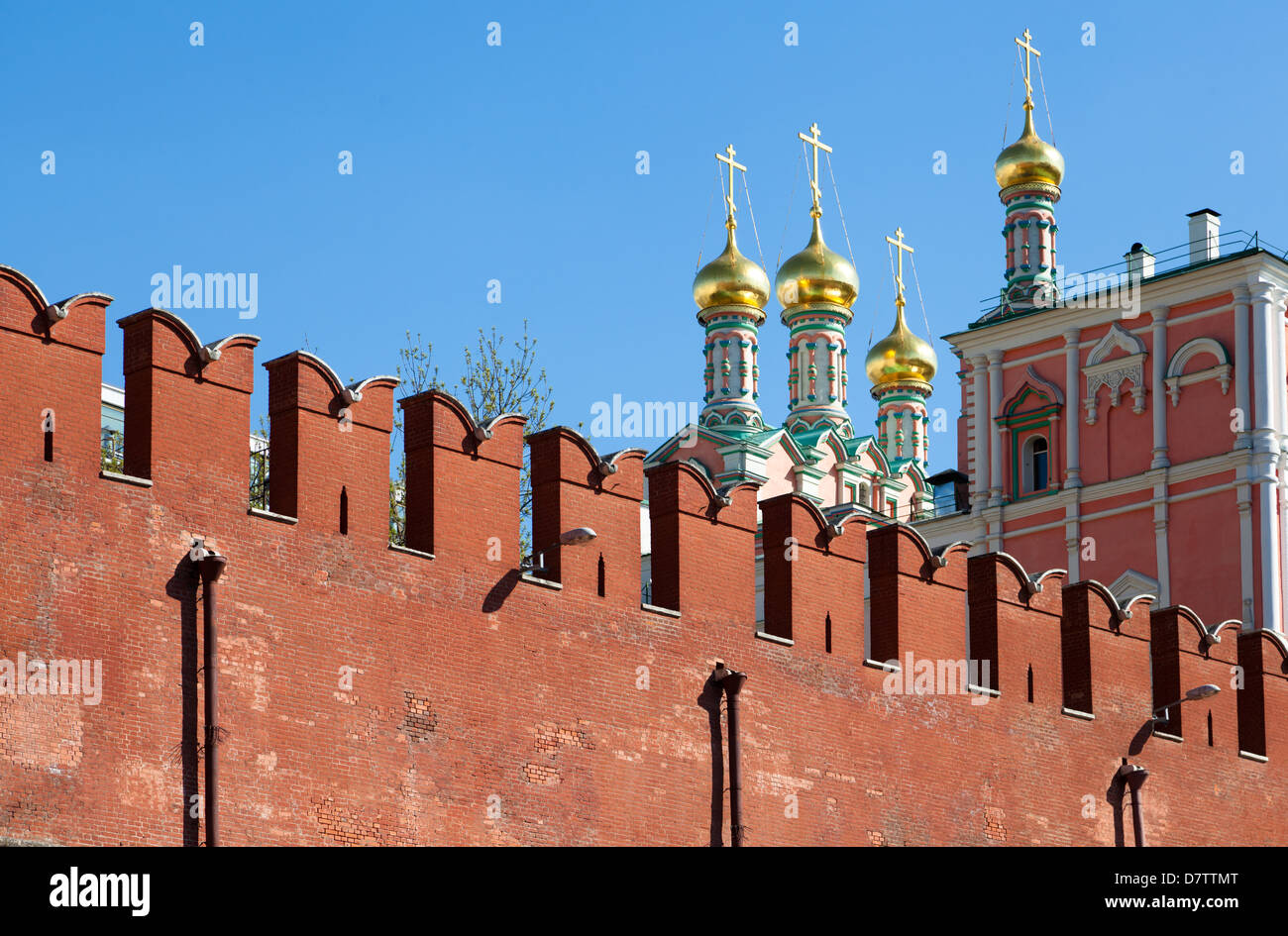 Kremlin Wall in Moscow, Russia Stock Photo - Alamy