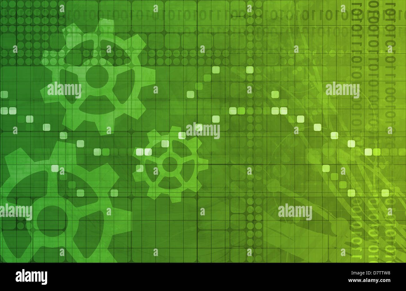 System Scan Data for Pattern Recognition Art Stock Photo - Alamy