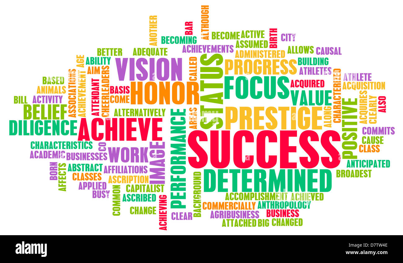 Success and Status to Achieve in Life Stock Photo - Alamy