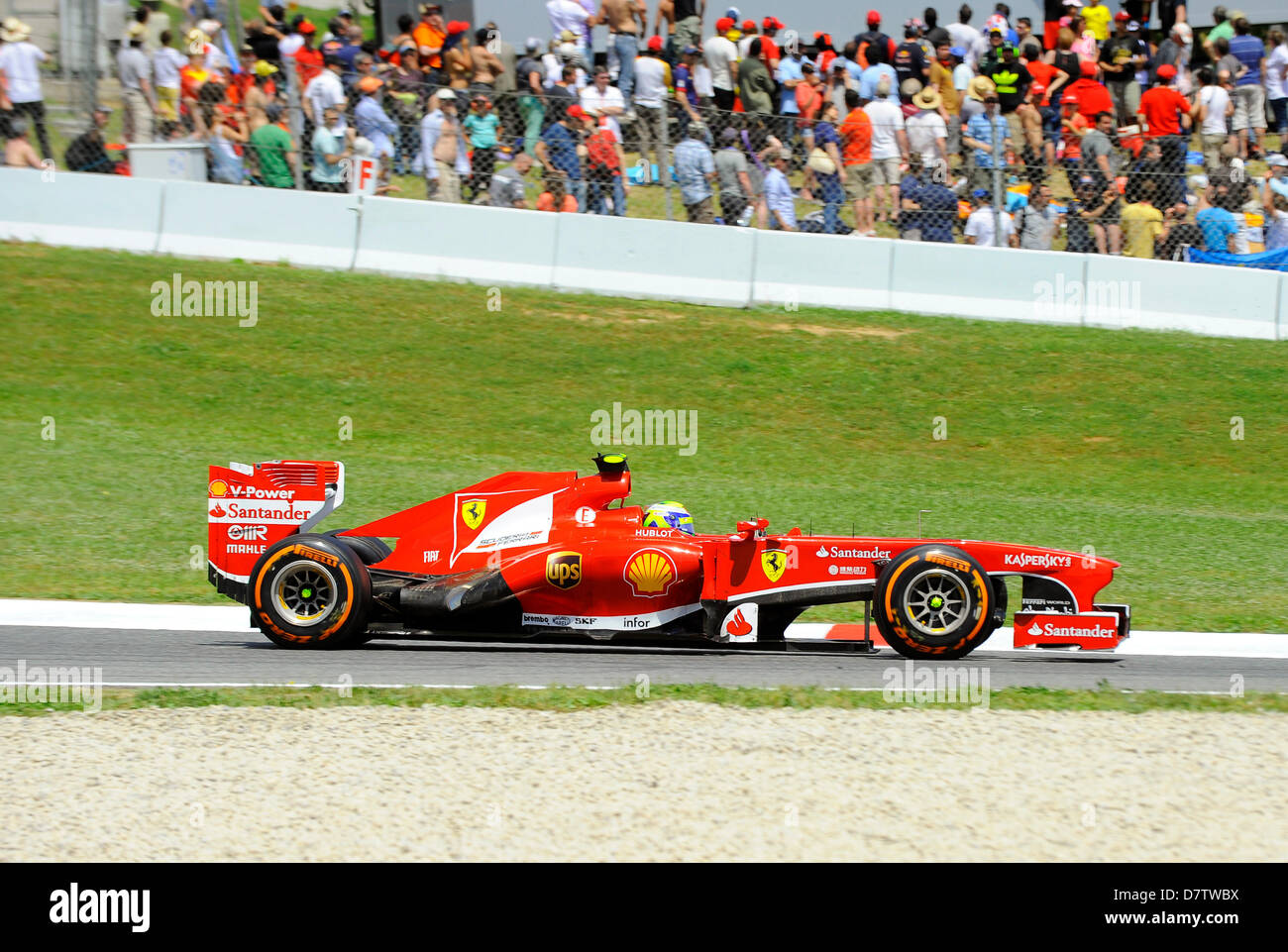 Montmelo, Spain. 12th May 2013. Felipe Massa (BRA), Ferrari F138 during ...