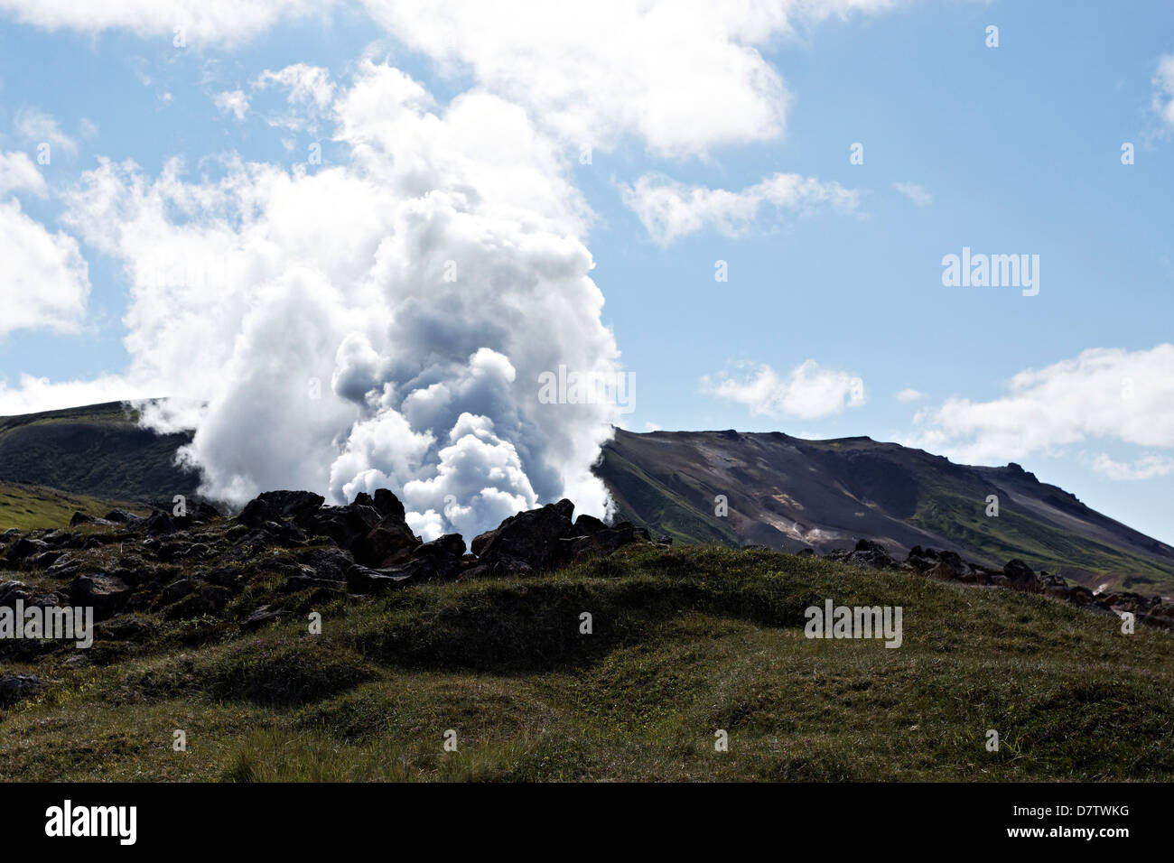 Geothermal area, Hellisheidi, Iceland Stock Photo - Alamy