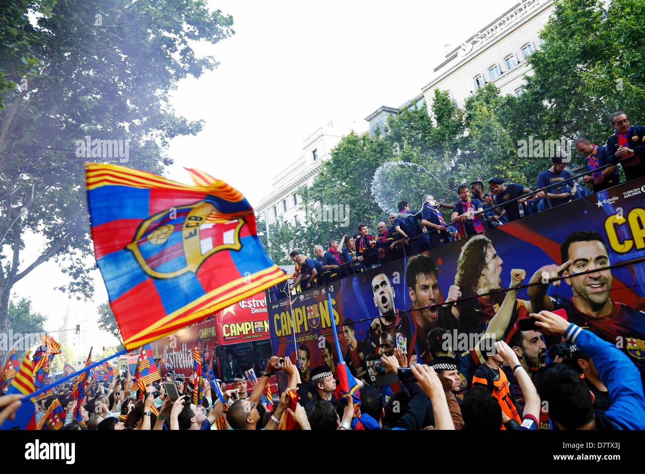 Fc barcelona team bus hi-res stock photography and images - Alamy