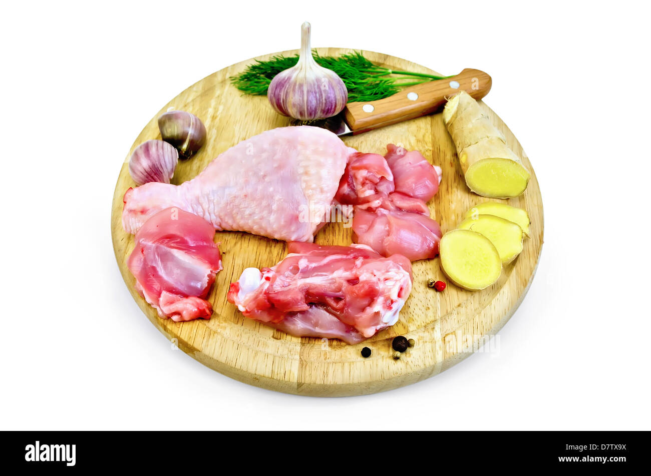 Chicken leg cutout hi-res stock photography and images - Alamy