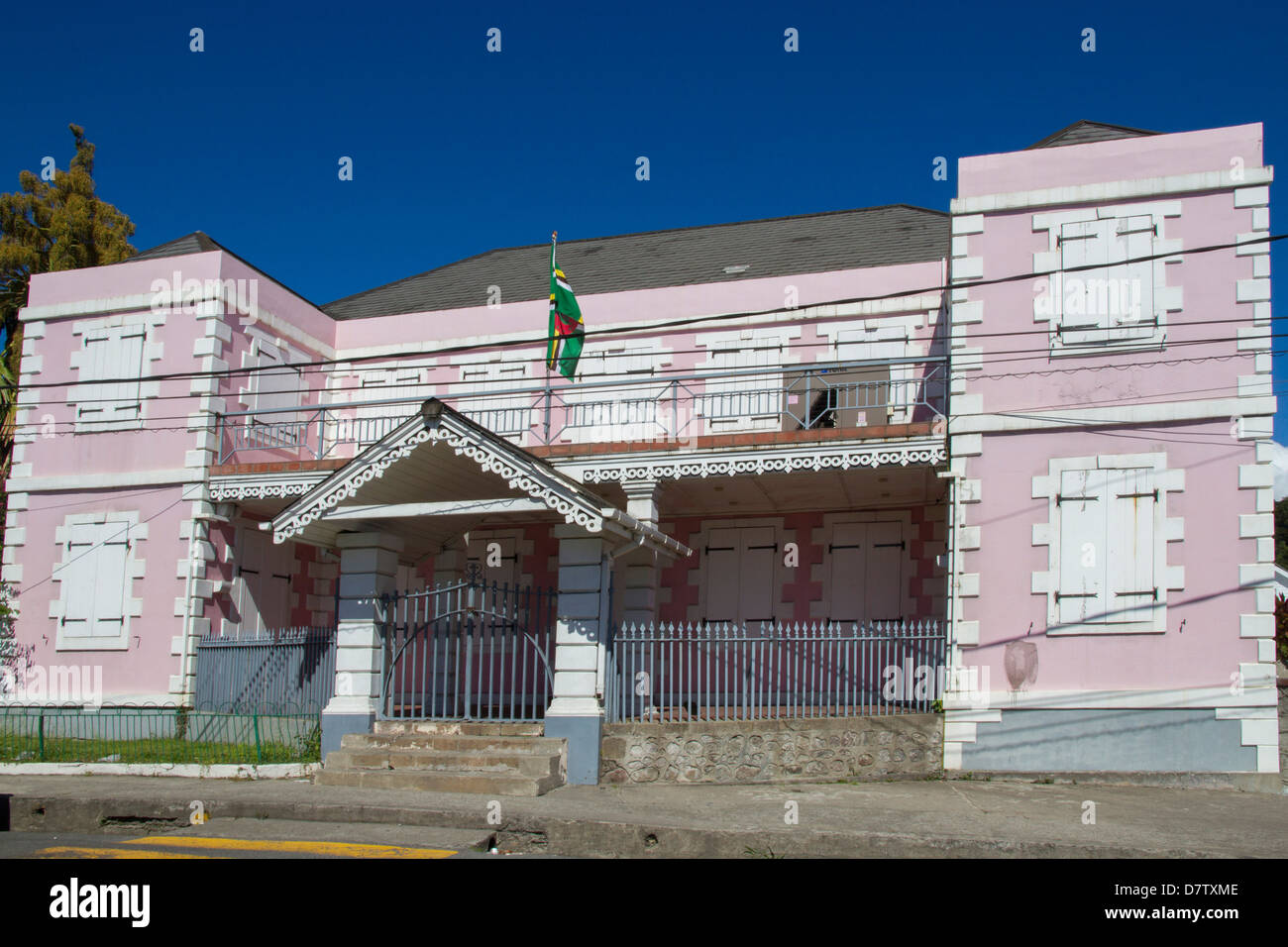Old parliament building roseau dominica hi-res stock photography and ...