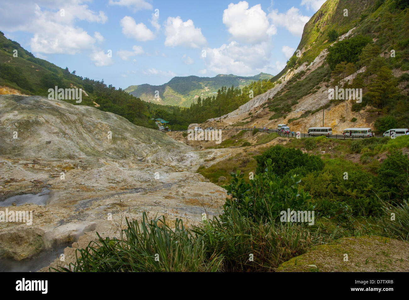 Drive-in Volcano, Soufriere, St. Lucia, Windward Islands, West Indies ...