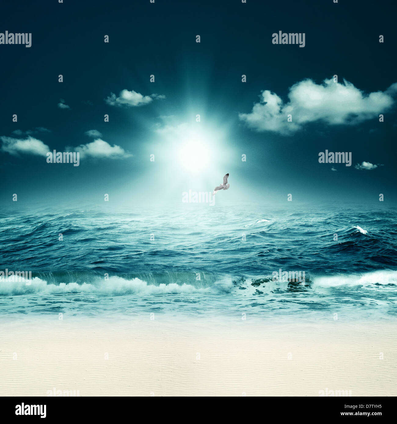 Beautiful sea. Abstract marine backgrounds for your design Stock Photo ...