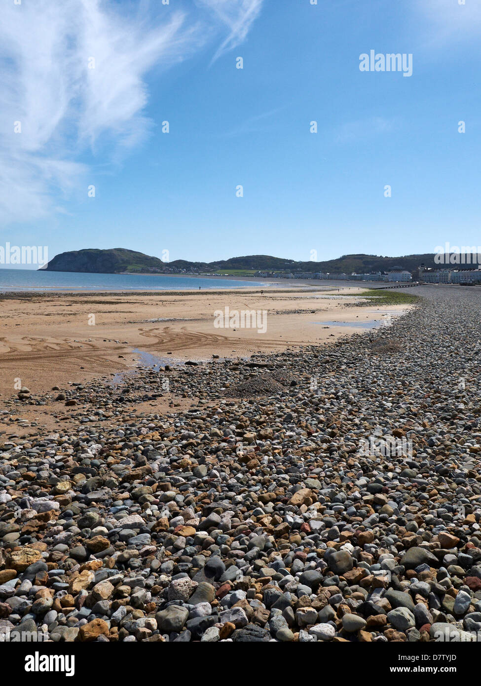 Pebbles beach wales llandudno hi-res stock photography and images - Alamy