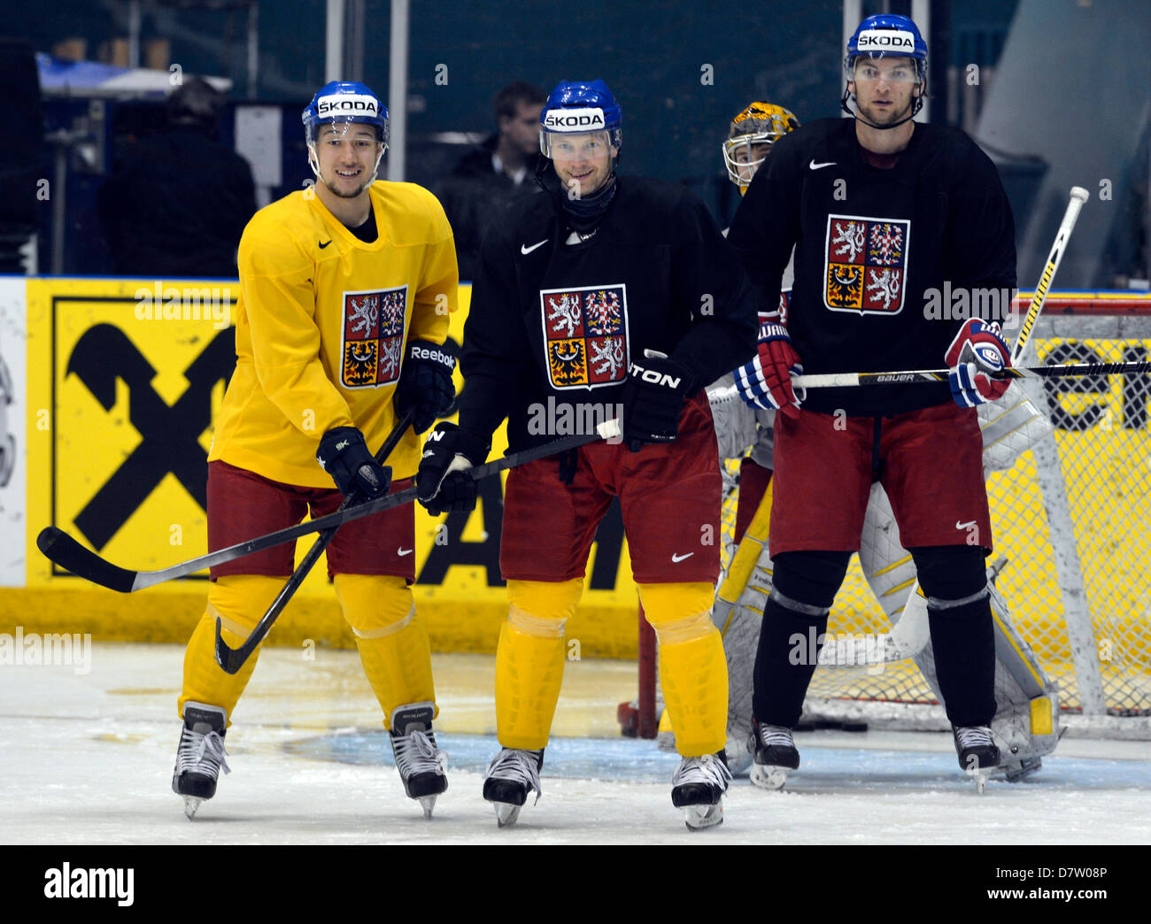 IIHF World Championships, Ice Hockey, Czech Republic, training, May 14 ...