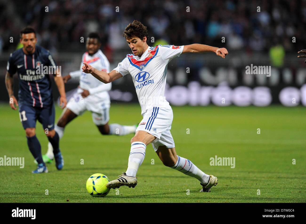 Lyon, France. 12th My 2013. Yoann Gourcuff Lyon. French League 1 ...
