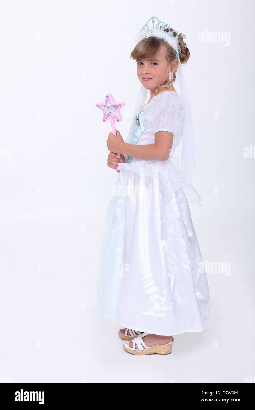 Little girl dressed as a fairy princess Stock Photo - Alamy
