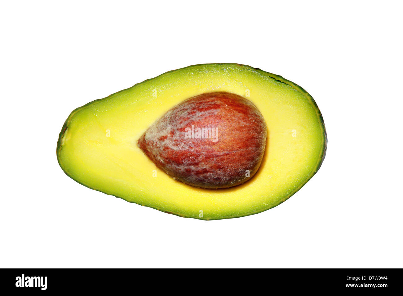 Avocado isolated on white background Stock Photo - Alamy