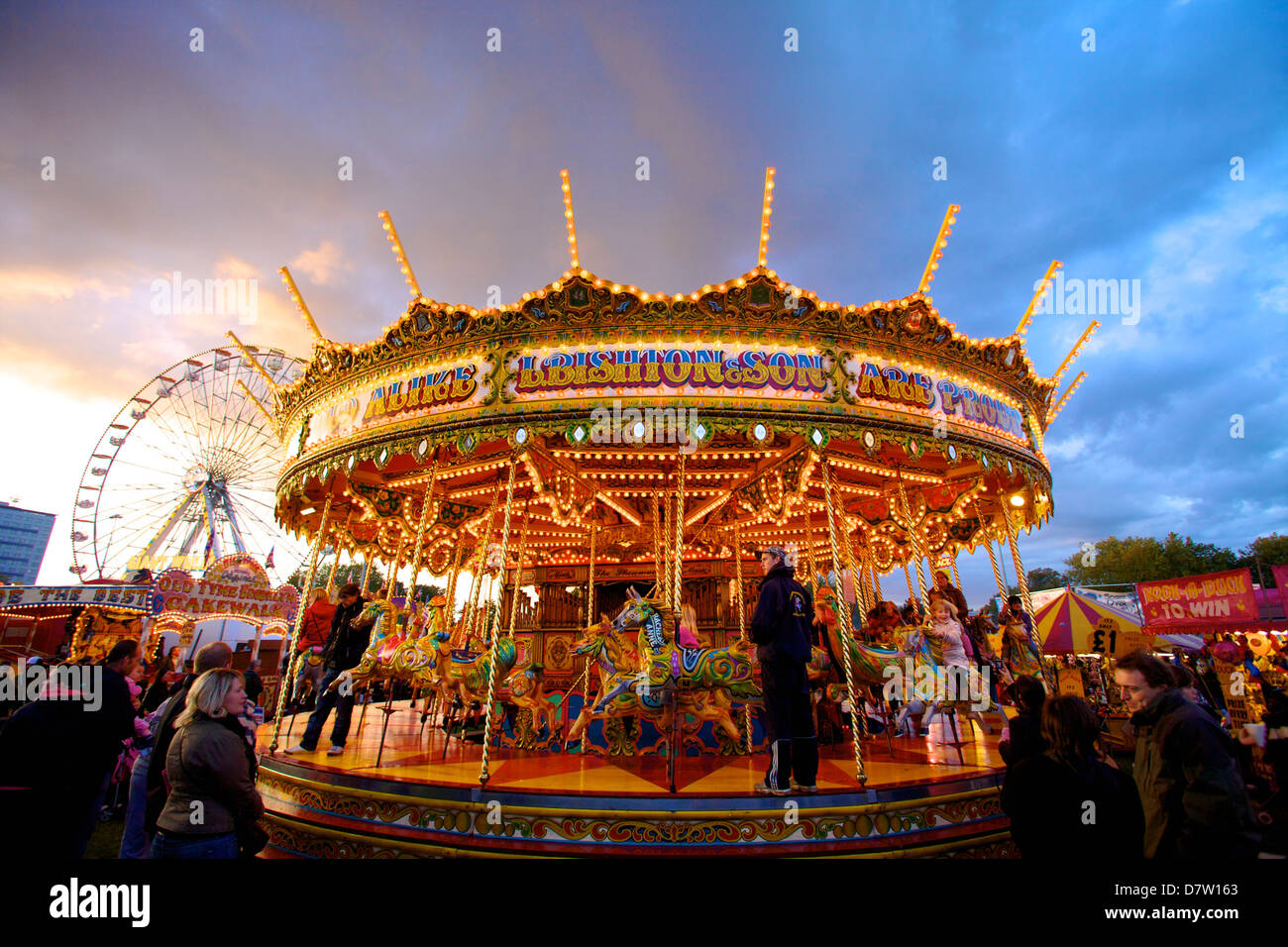 Fair Carousel High Resolution Stock Photography and Images - Alamy