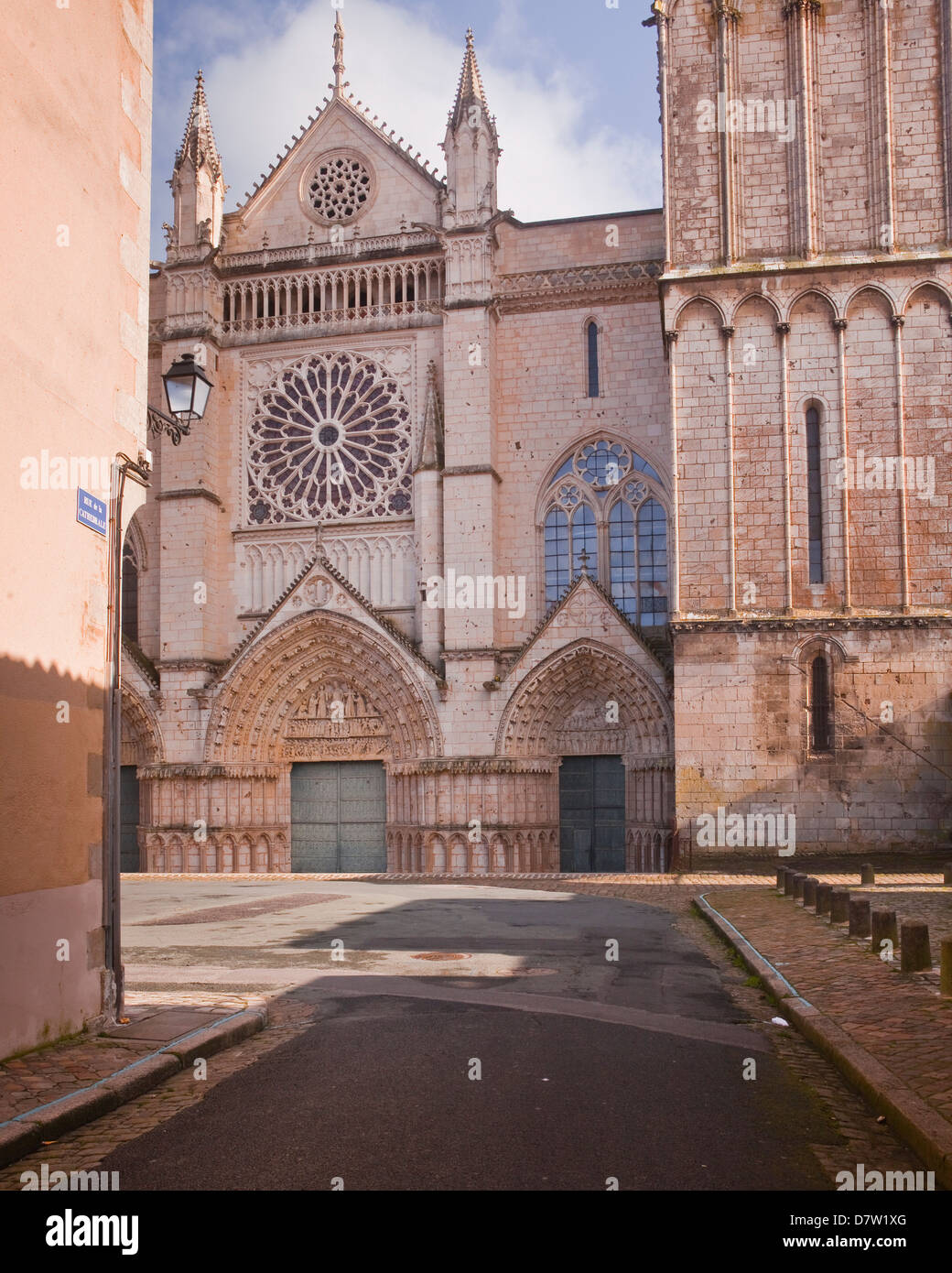 The cathedral of Saint Pierre, Poitiers, Vienne, Poitou-Charentes ...