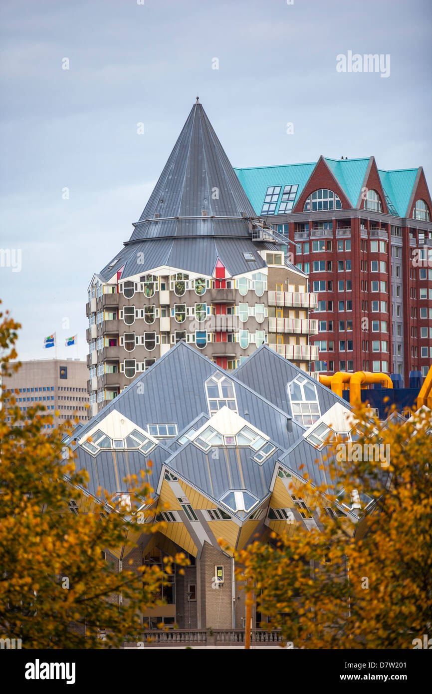 Cubic Houses (Kubuswoningen) designed by Piet Blom, Rotterdam, South ...