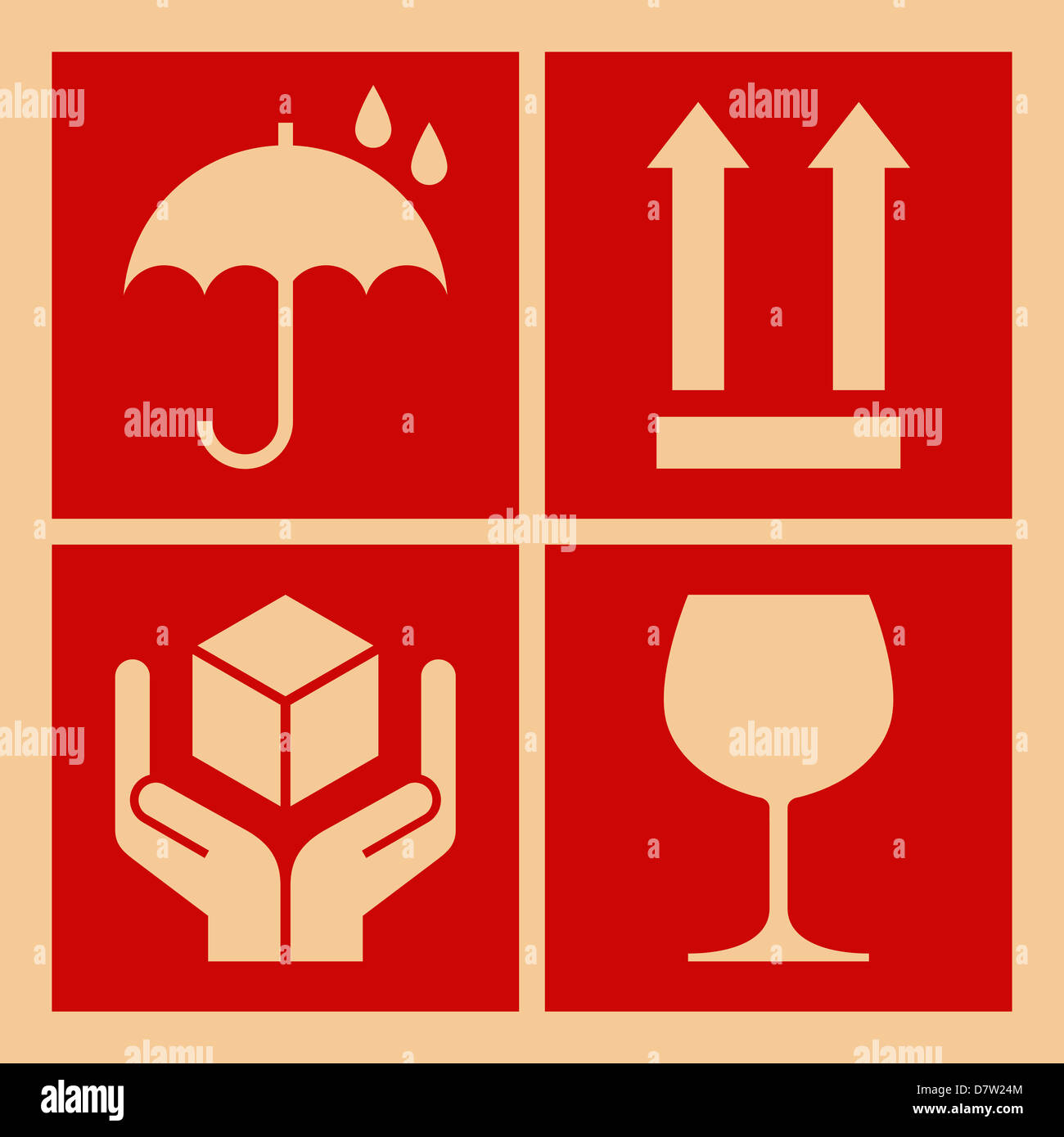 Packing symbols hi-res stock photography and images - Alamy