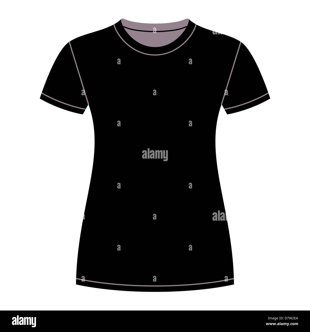 Black t-shirt design template Stock Photo - Alamy