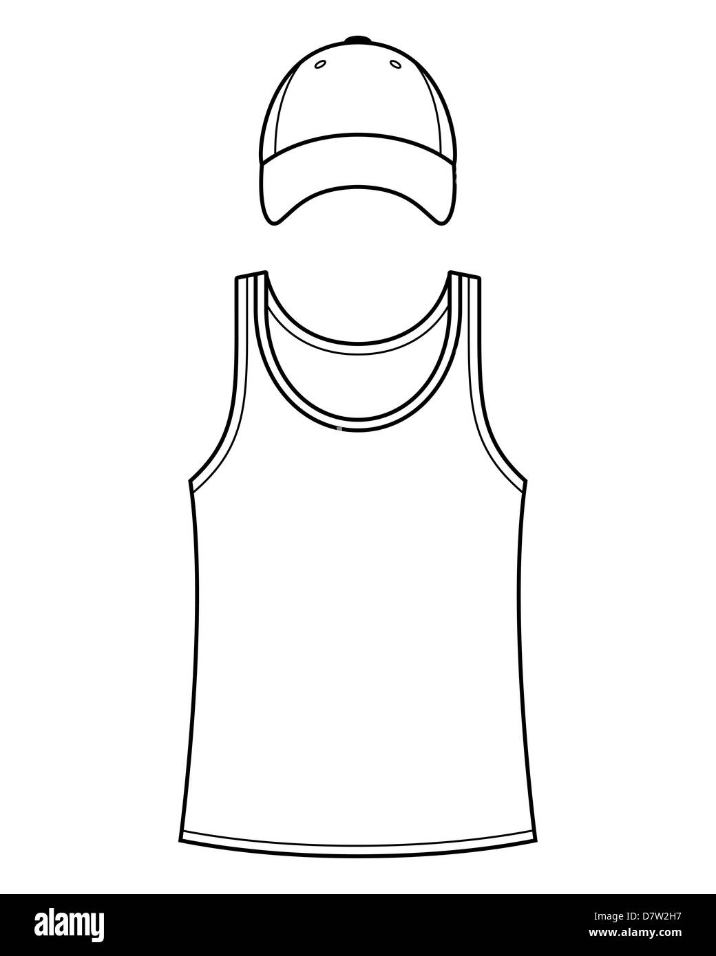 Singlet template Cut Out Stock Images & Pictures - Alamy