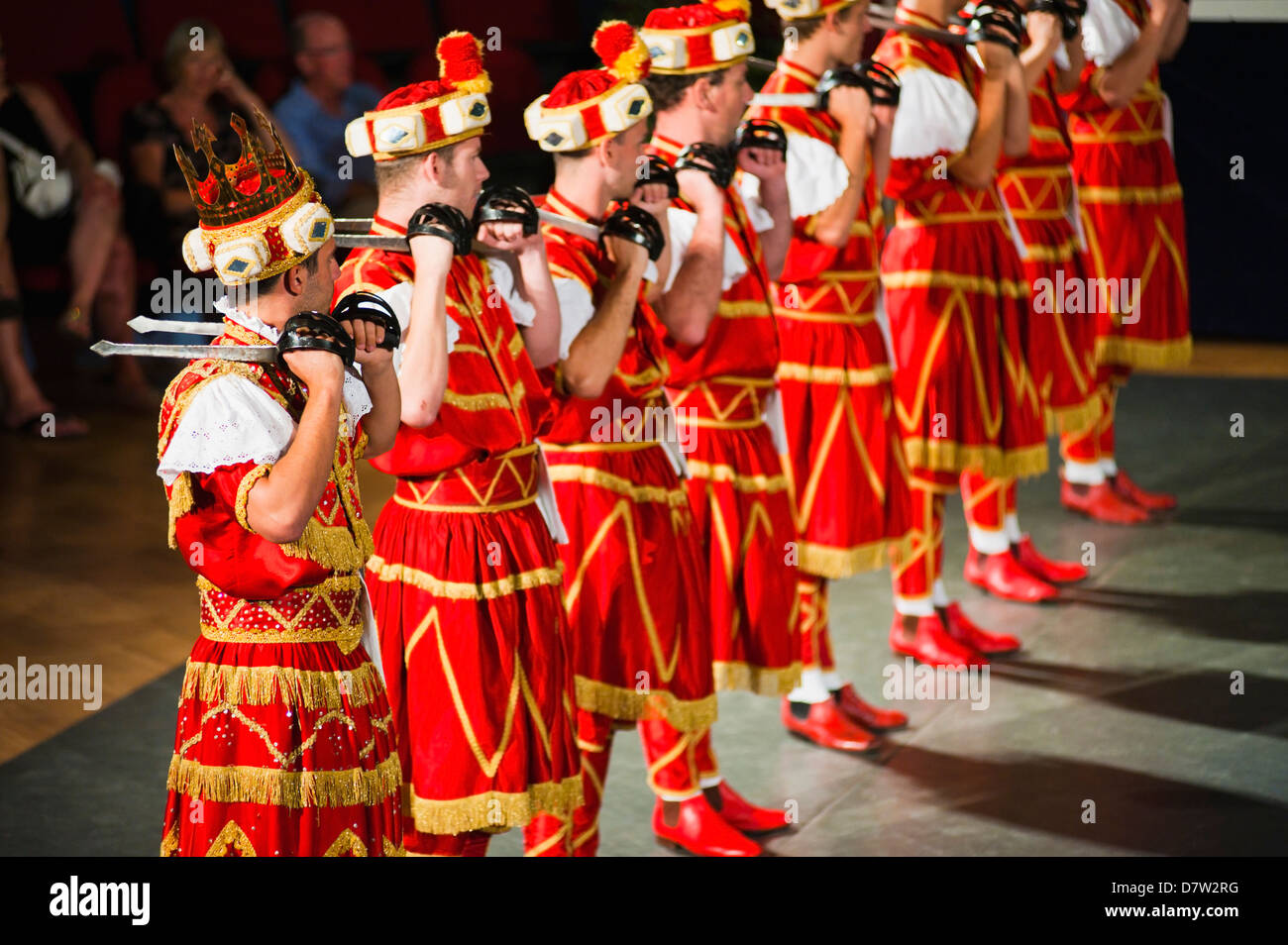 Traditional sword dance moreska korcula High Resolution Stock ...