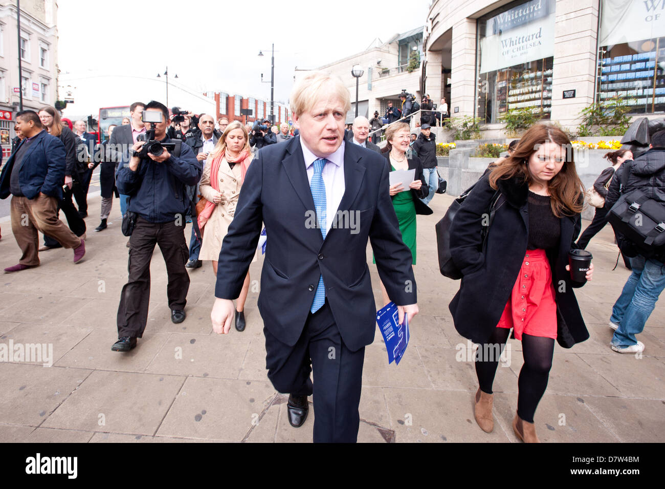 London,UK - 14 May 2013: The Mayor of London, Boris Johnson, leads a ...
