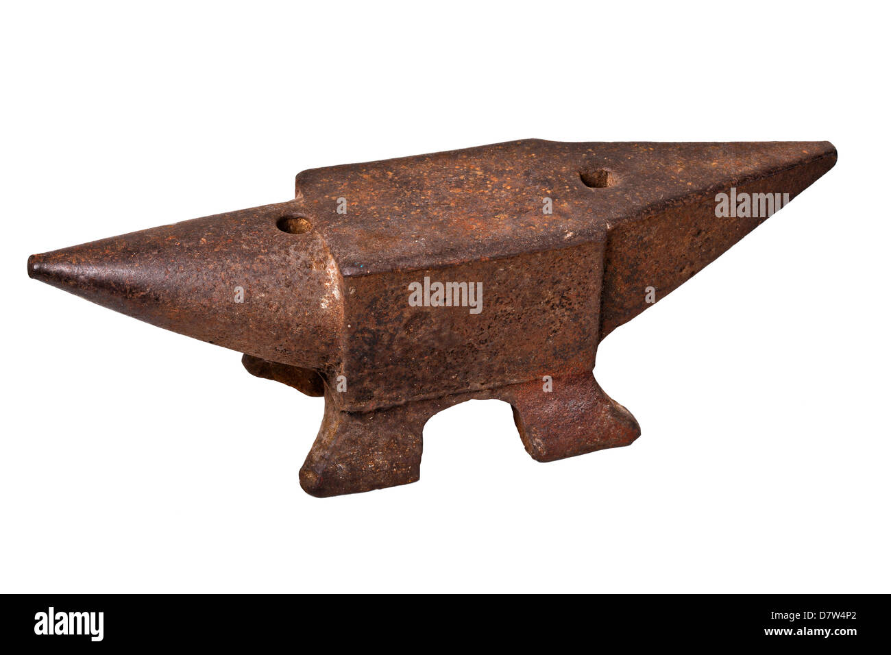 classic anvil isolated on white background Stock Photo - Alamy