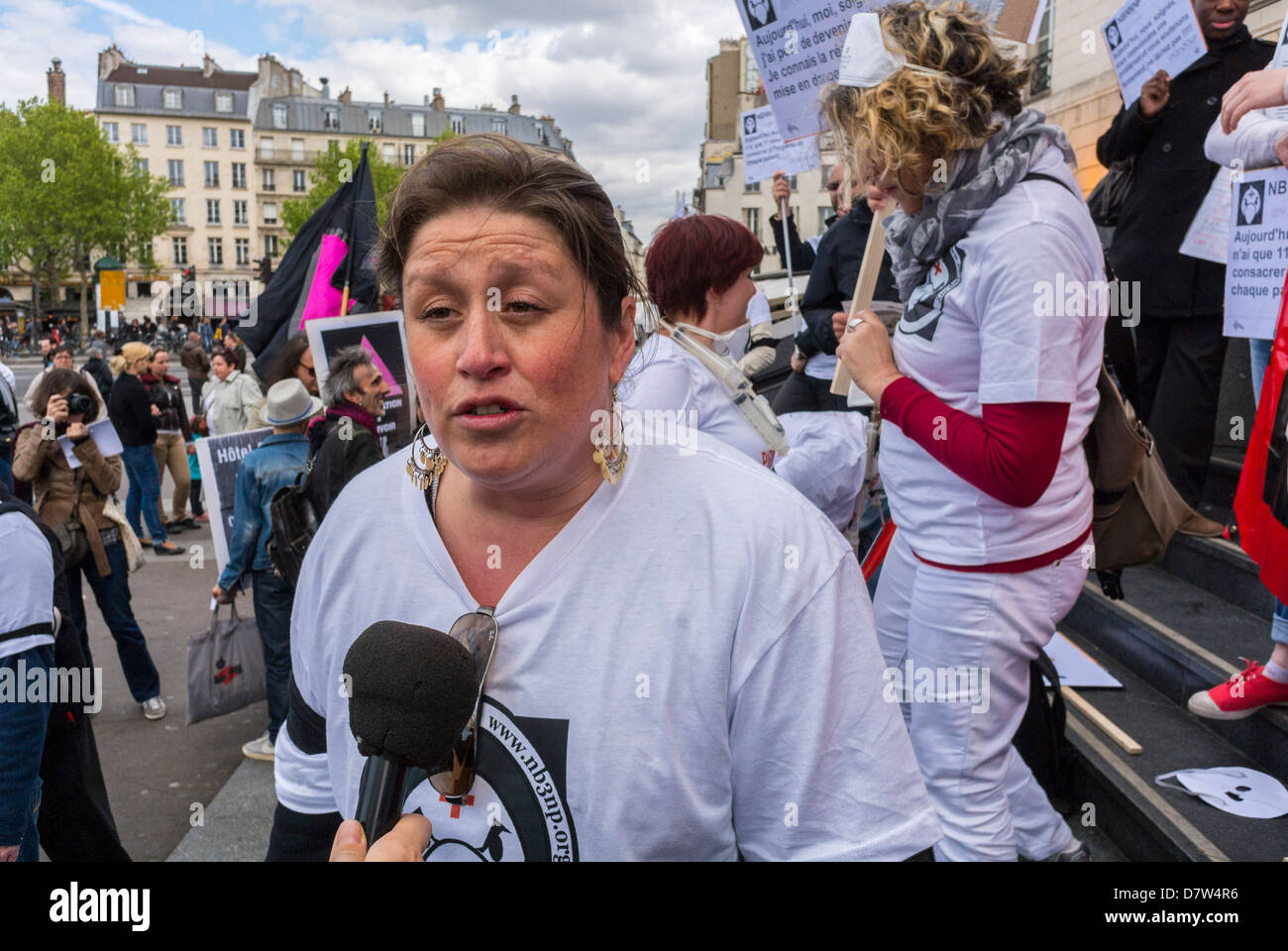 Paris, France, Nurses Demonstration, Collective For Support of ...