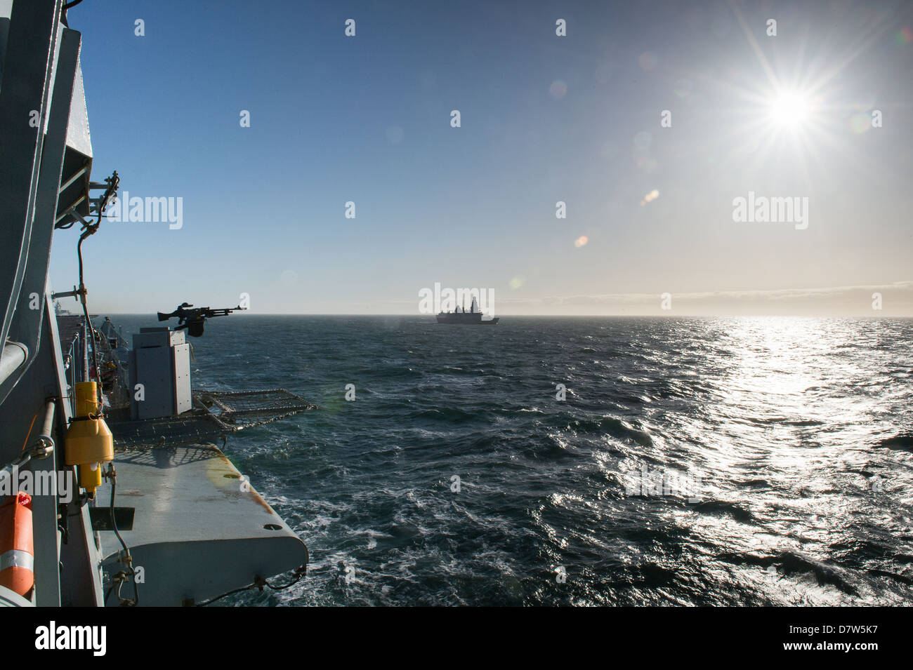 Type 45 Destroyer HMS Diamond at Sea Stock Photo - Alamy