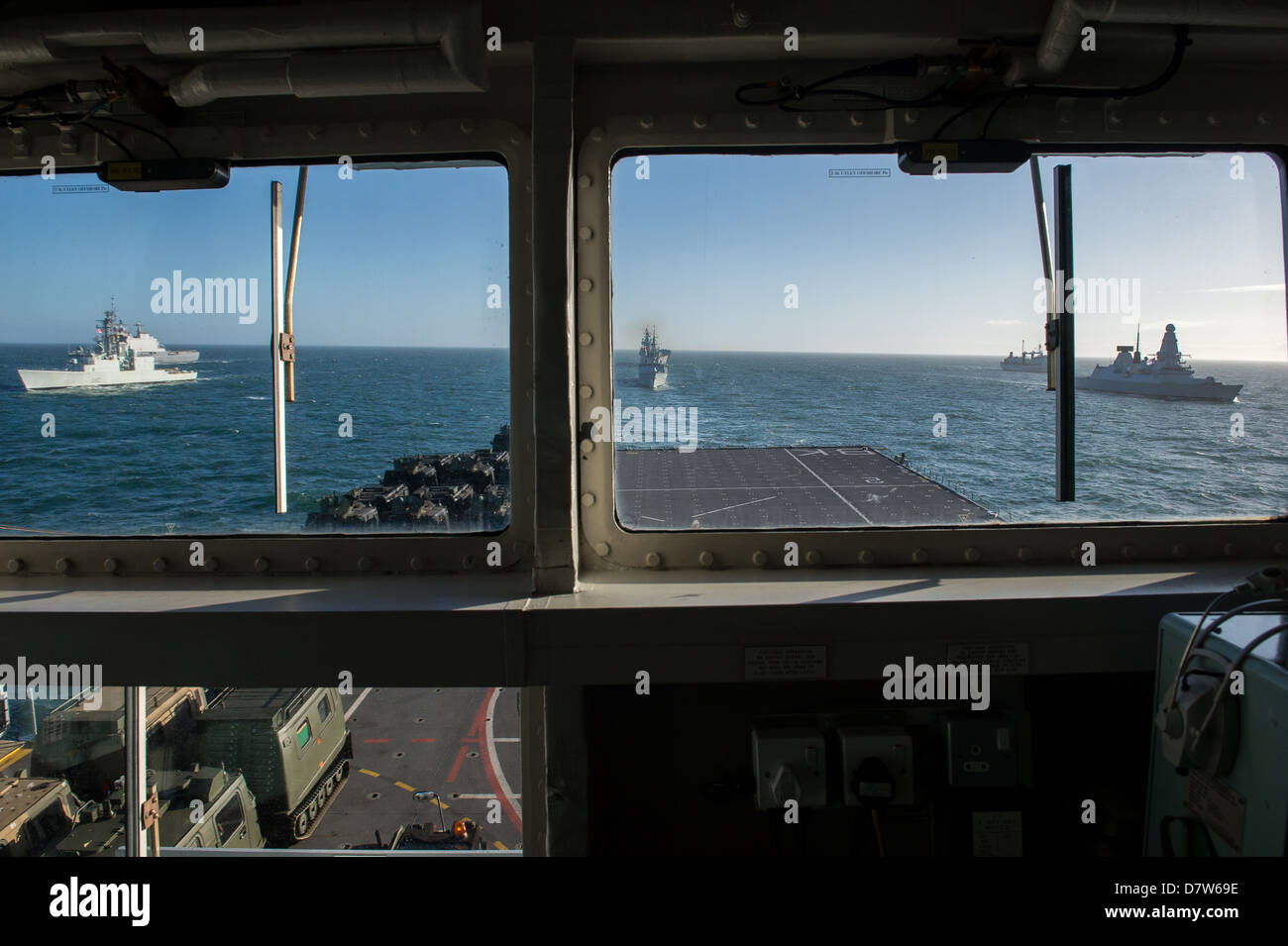NATO Warships L/R: HMCS St John, HMLMS Rotterdam, HMCS Iroquois, HMS ...