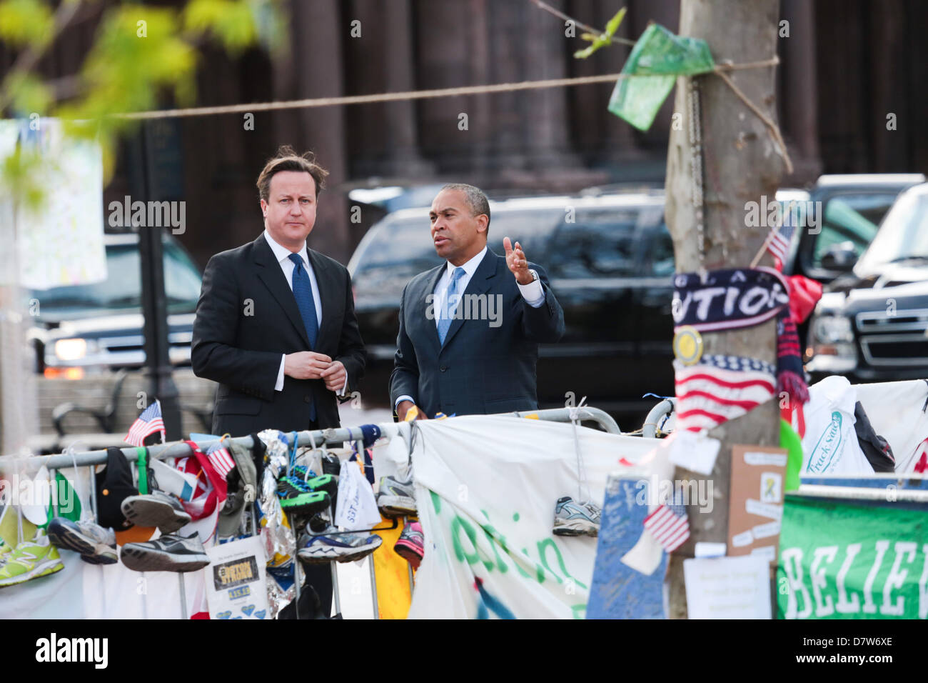 Boston, Massachusetts, USA. 14th May 2013. British Prime Minister David ...