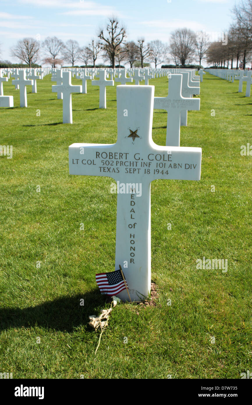 Grave of Lieutenant Colonel Robert G Cole recipient of the Congressional Medal of Honor Stock ...