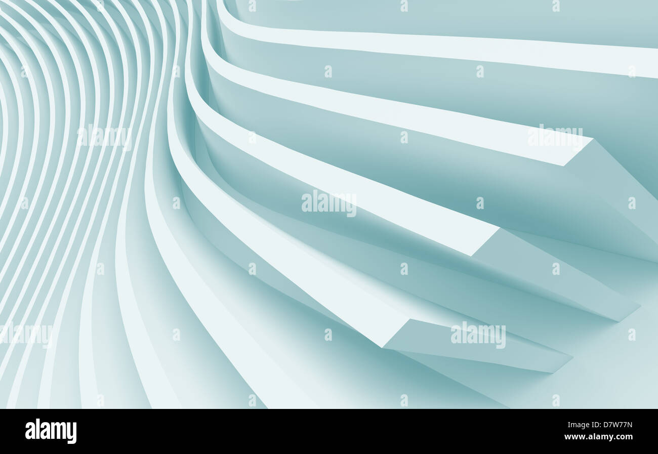 3d Blue Abstract Architecture Background Stock Photo - Alamy