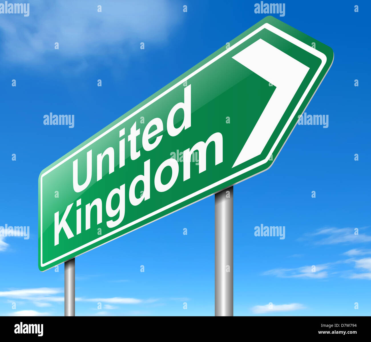United Kingdom sign Stock Photo - Alamy