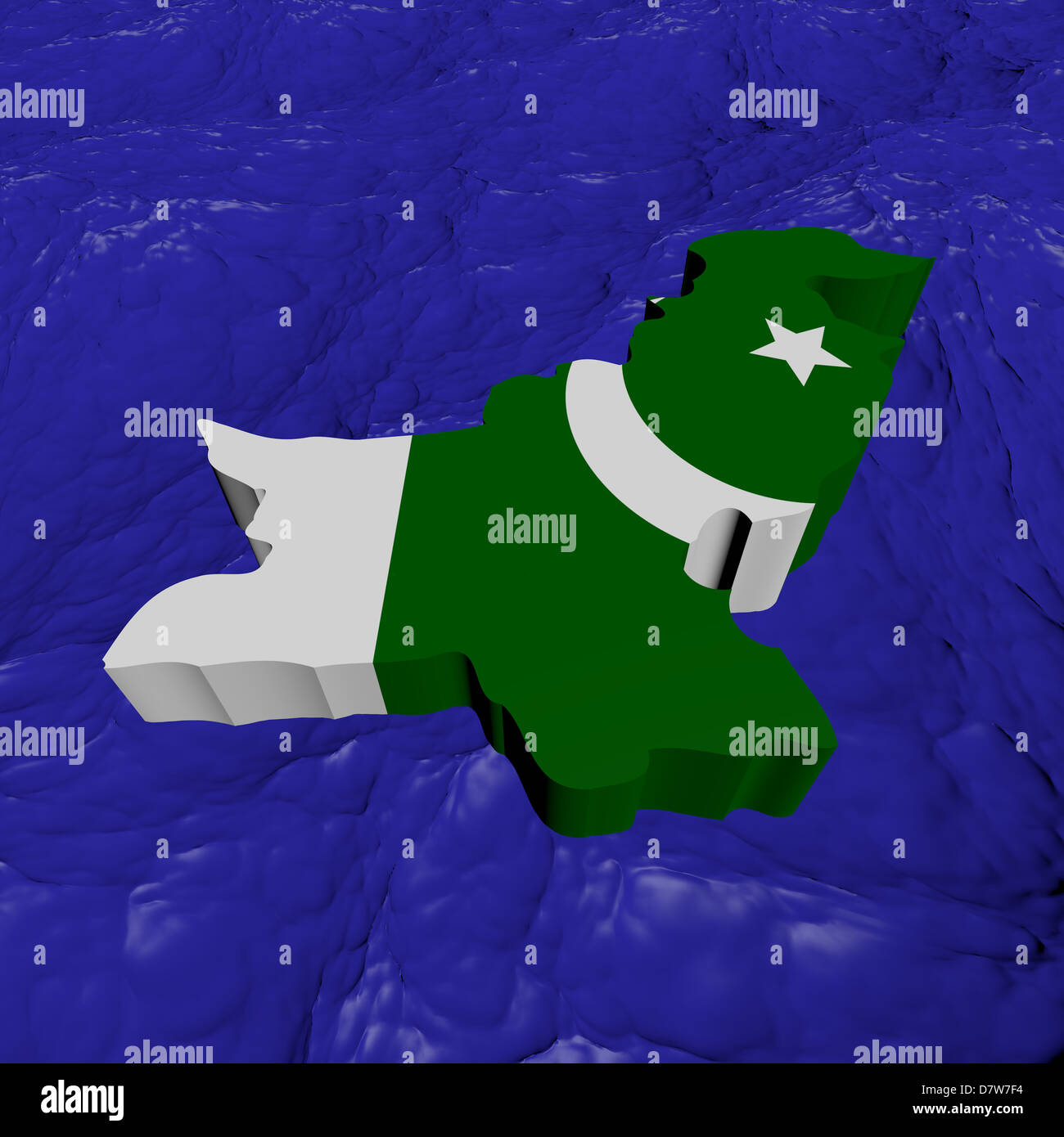 Pakistan map hi-res stock photography and images - Alamy