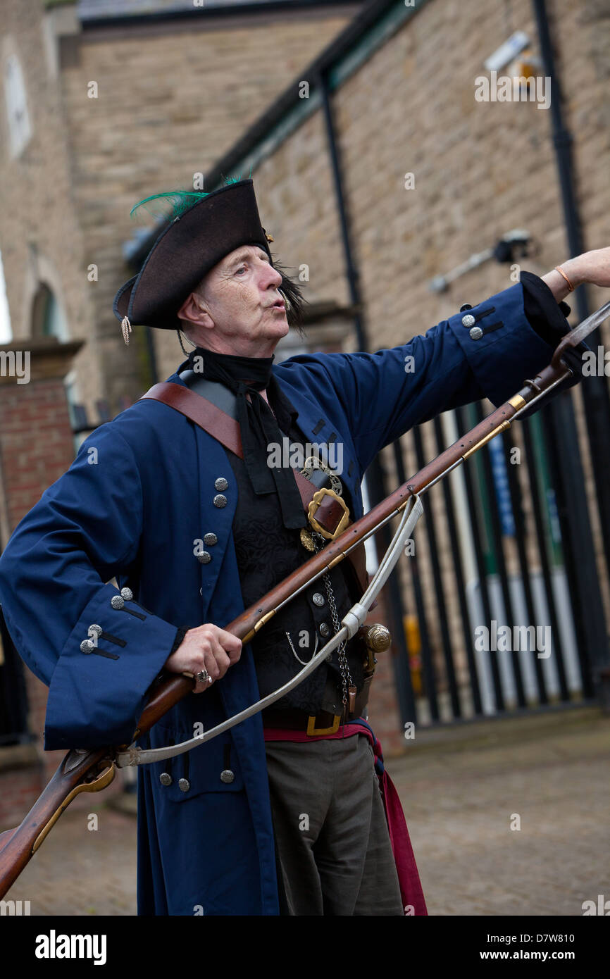 A demonstration of musketry and artillery at the Hartlepool Maritime ...