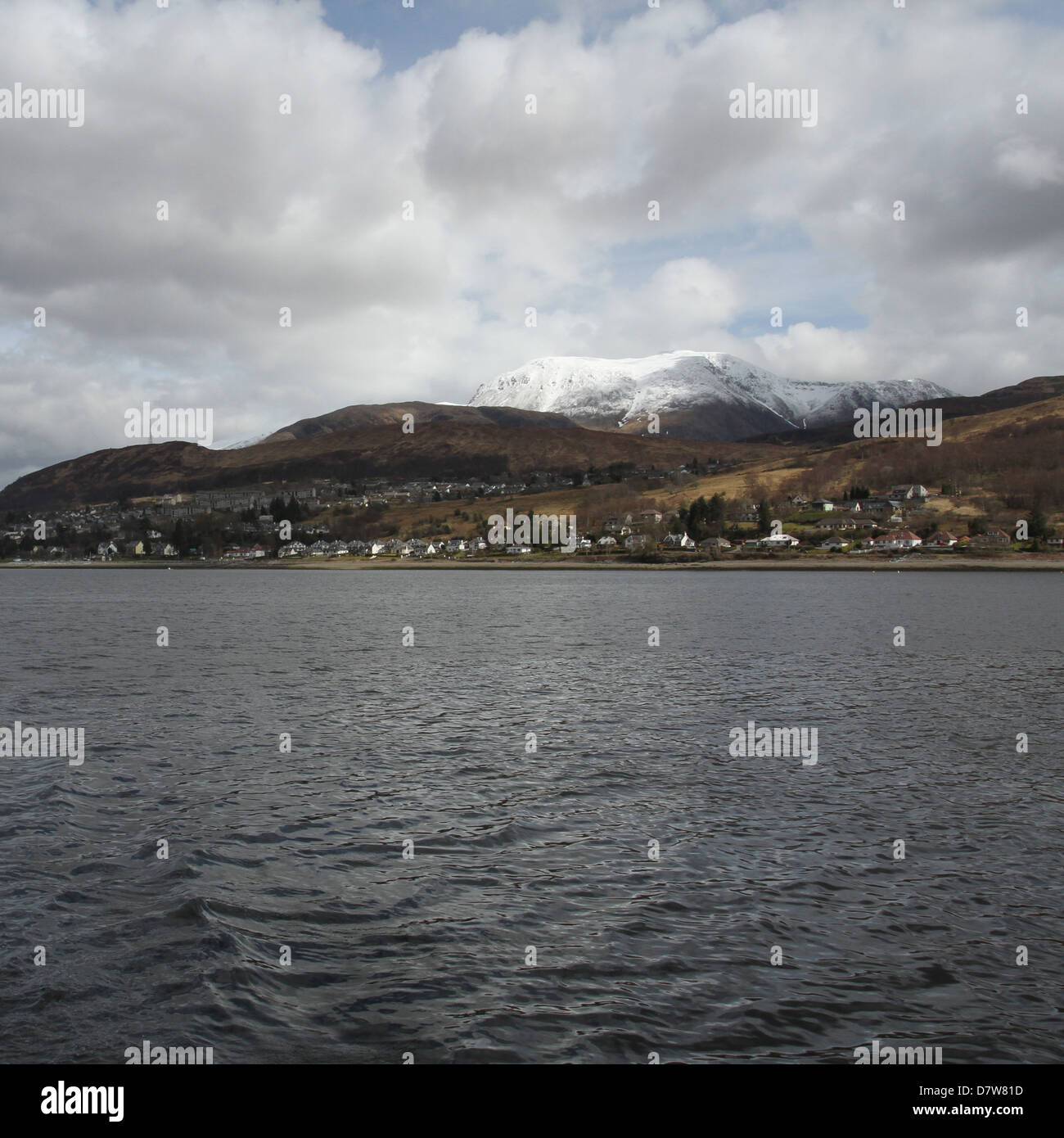 Fort William and Ben Nevis Scotland April 2013 Stock Photo - Alamy