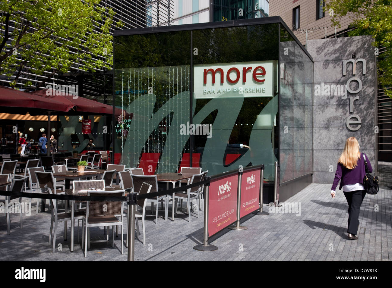 Cafe/Restaurant, More London Development, London, England Stock Photo ...