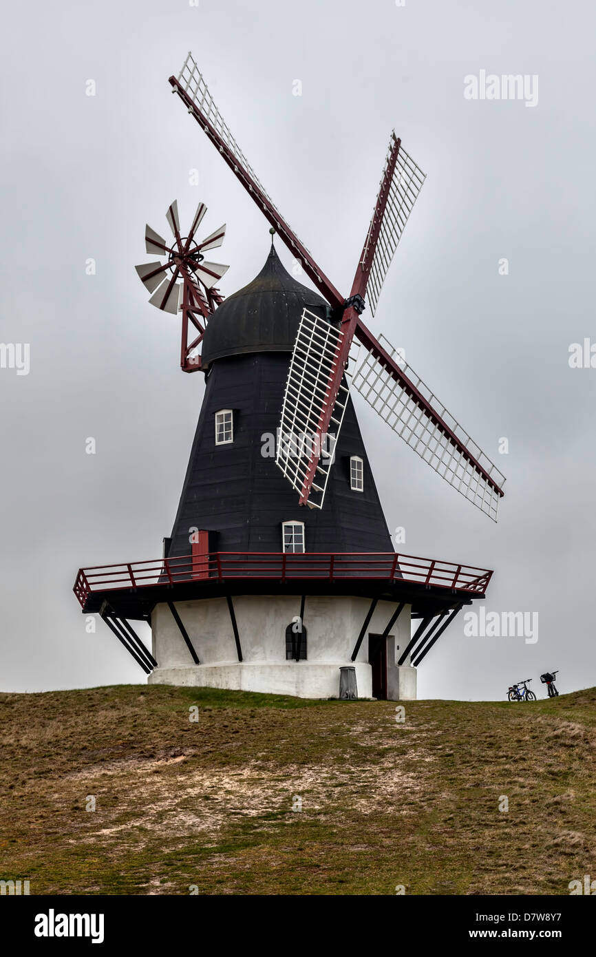 Sonderho windmill on the island Fano in Denmark Stock Photo - Alamy
