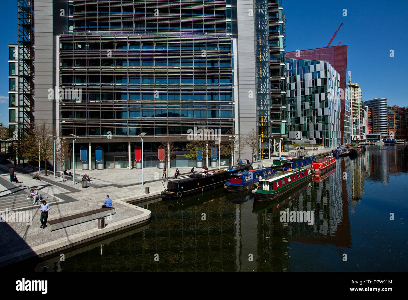 Paddington Basin Development, London, England Stock Photo - Alamy