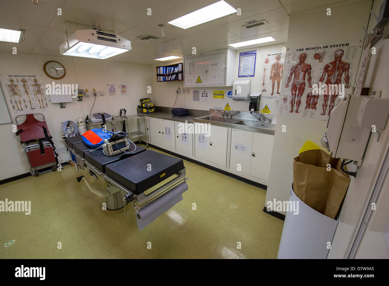 medical center onboard HMS Bulwark Stock Photo - Alamy