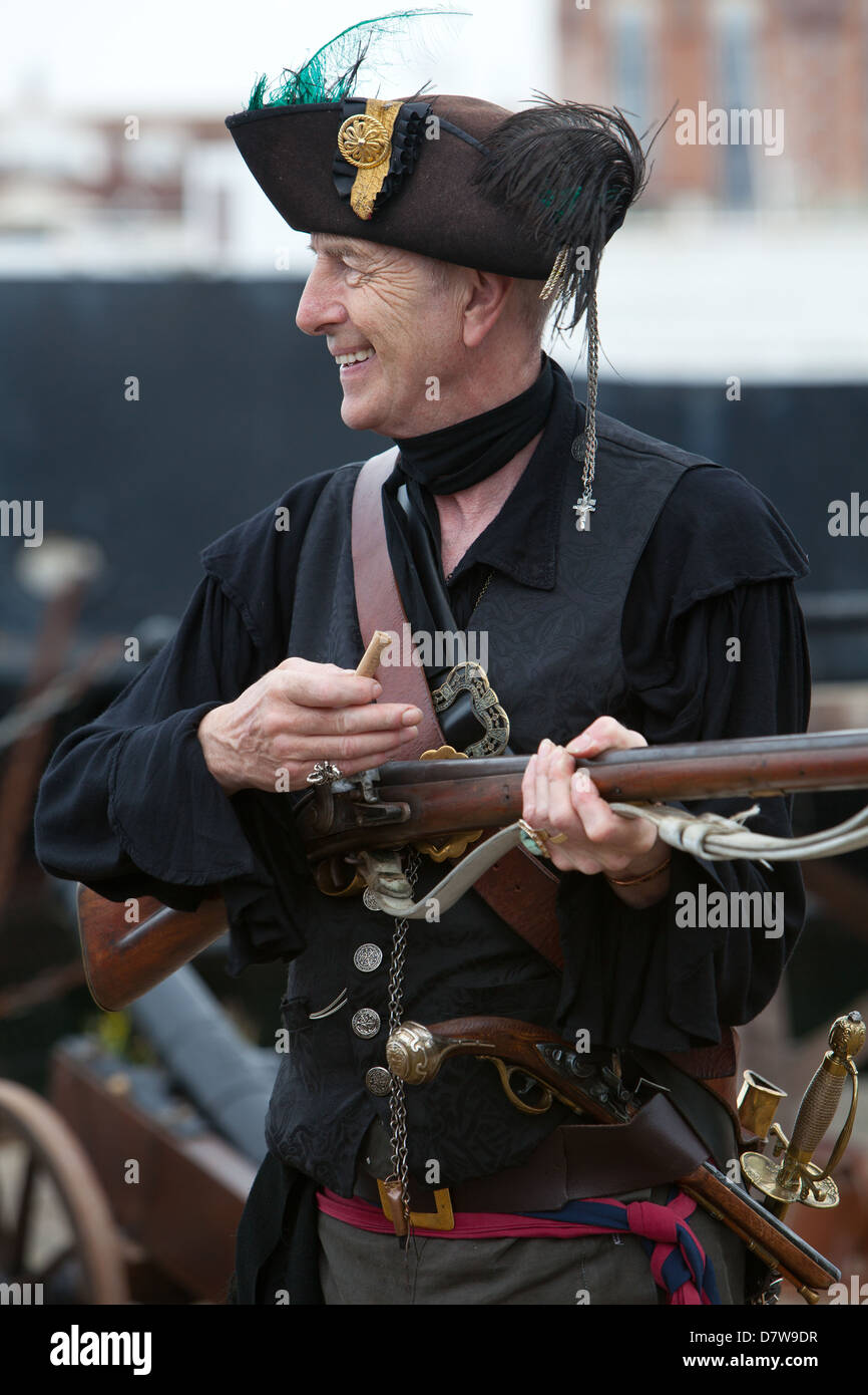 A demonstration of musketry and artillery at the Hartlepool Maritime ...