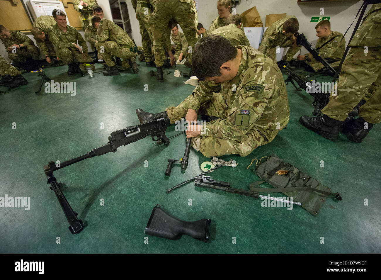 On the bridge of HMS Bulwark, Royal navy Assault Ship Stock Photo - Alamy
