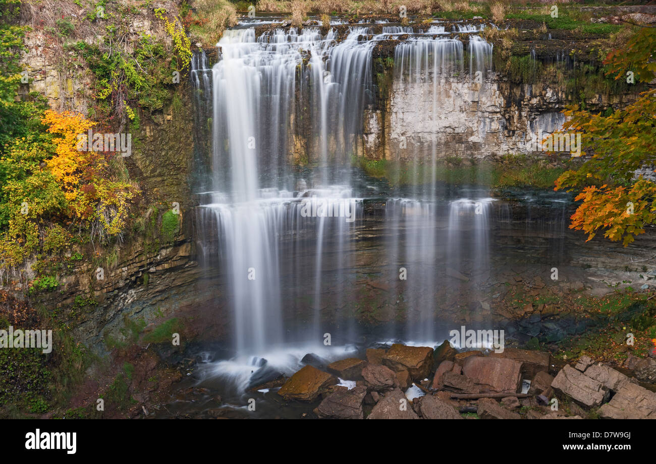 Webster Falls during Autumn Stock Photo - Alamy
