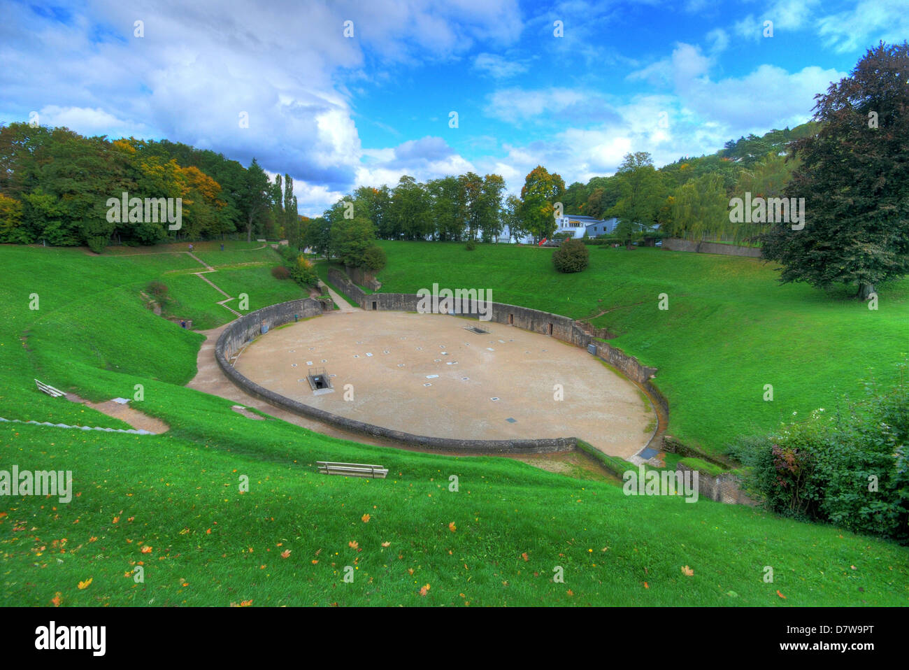 Roman amphitheatre in Trier, Germany Stock Photo - Alamy