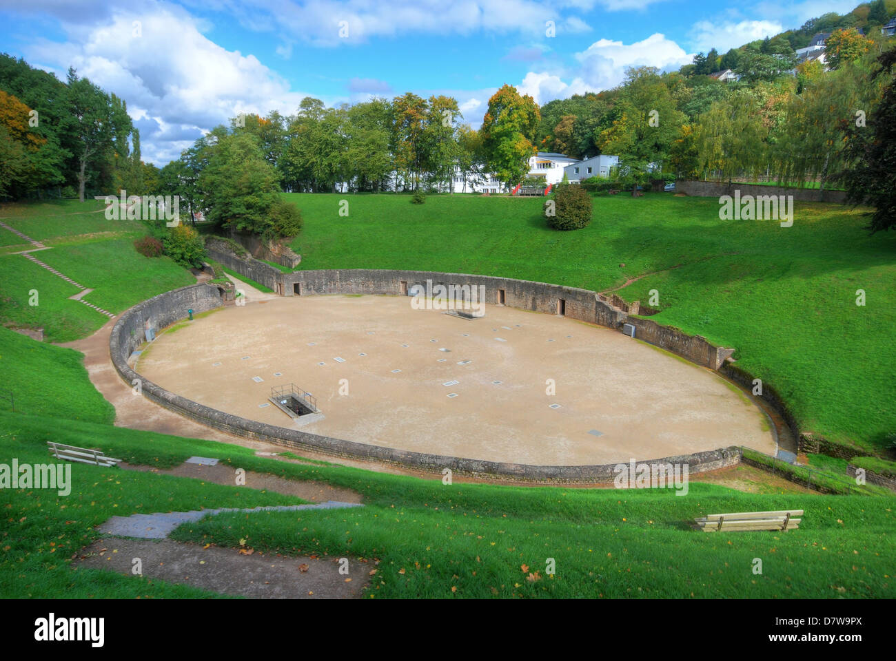 Roman amphitheatre in Trier, Germany Stock Photo - Alamy
