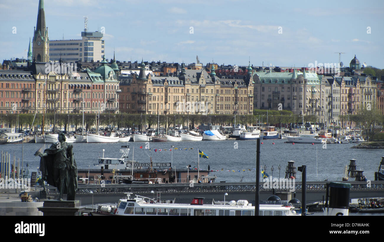 spring in Stockholm city centre sweden Stock Photo - Alamy