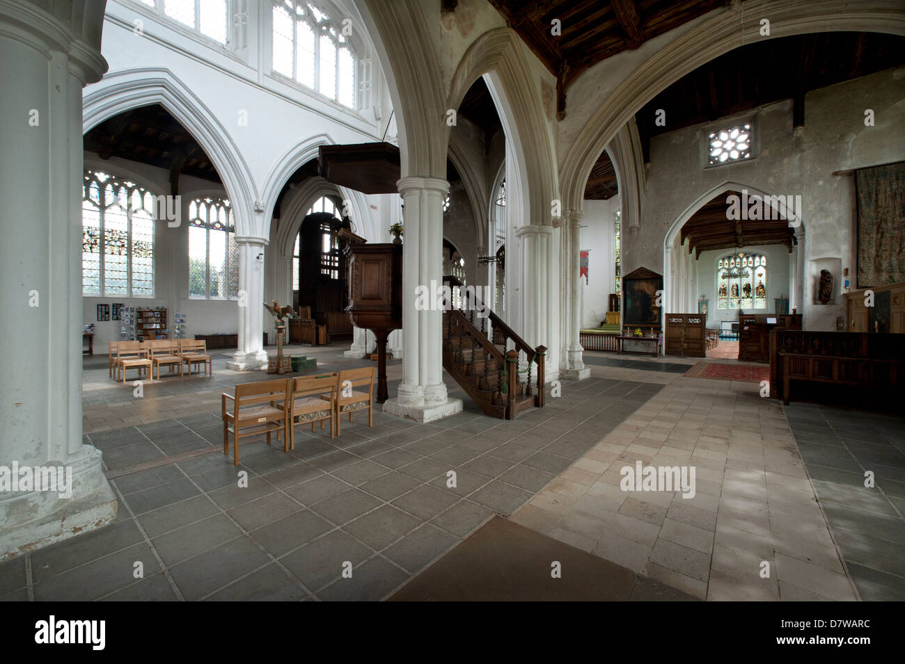Thaxted Church Interior, Essex, England. 14 May 2013 Seen here ...