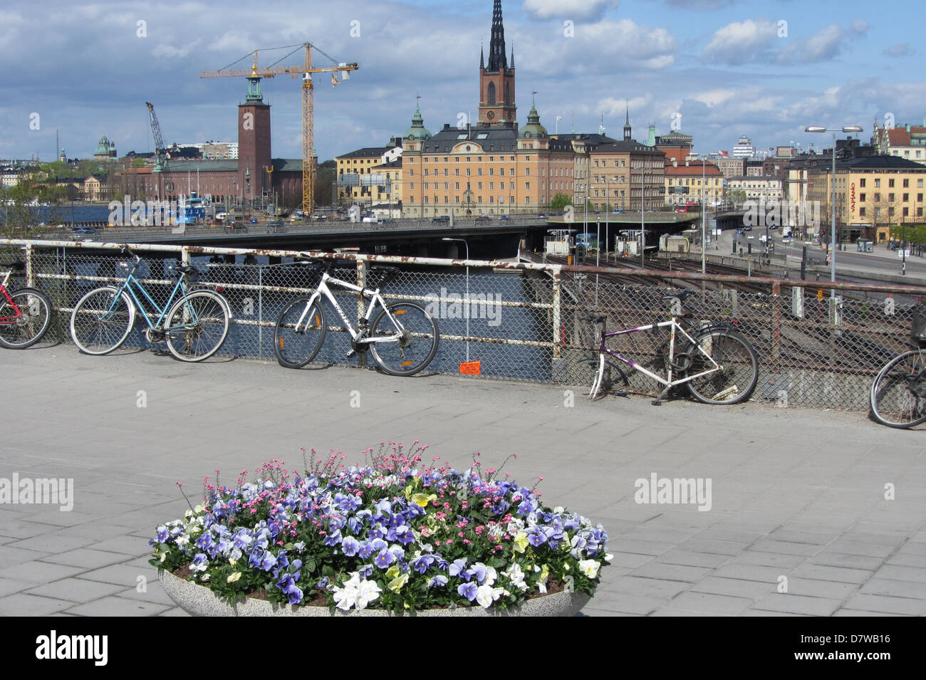 spring in Stockholm city centre sweden Stock Photo - Alamy