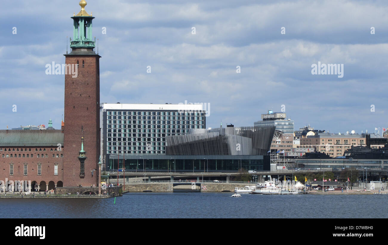 spring in Stockholm city centre sweden Stock Photo - Alamy
