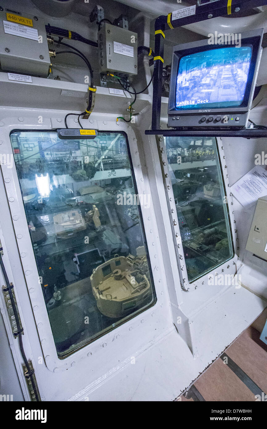 Vehicle Deck HMS Bulwark Stock Photo - Alamy