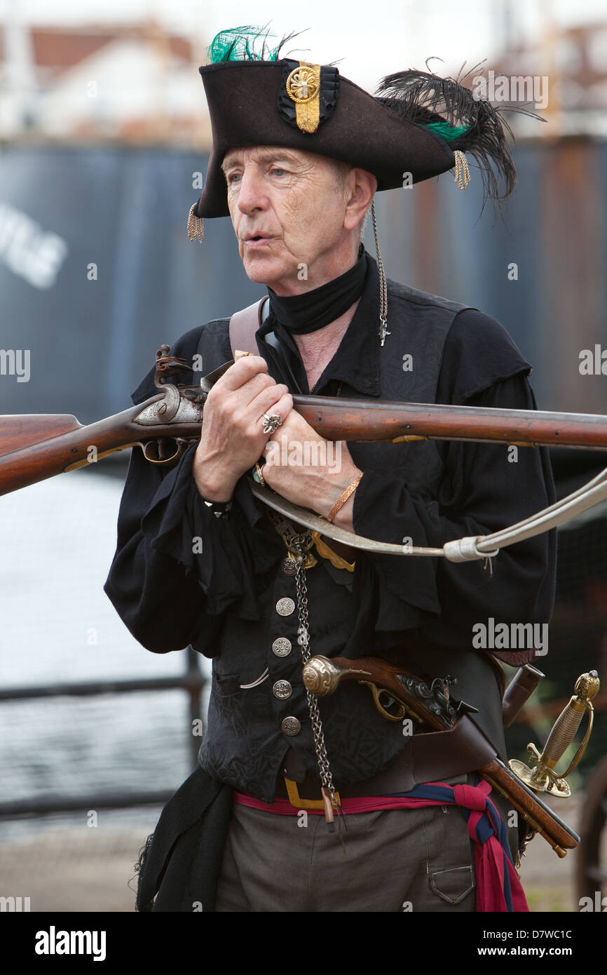 A demonstration of musketry and artillery at the Hartlepool Maritime ...